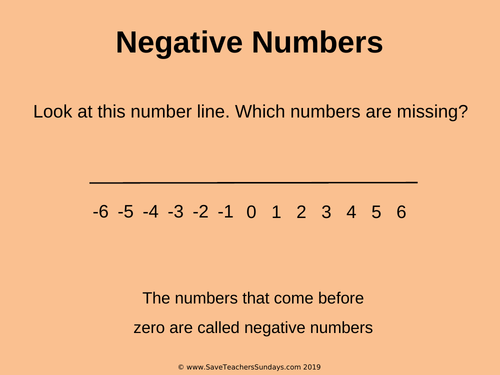 Year 5 Negative Numbers Worksheets (differentiated), Presentation ...