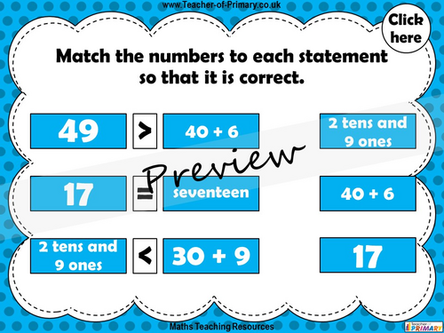 Comparing Numbers - Year 2 | Teaching Resources