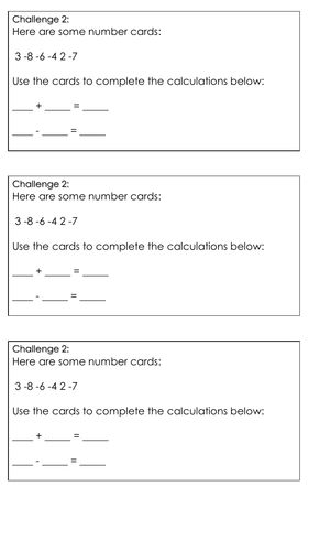 Year 6 Place Value - Negative Numbers | Teaching Resources Year 6 Place Value - Negative Numbers | Teaching Resources