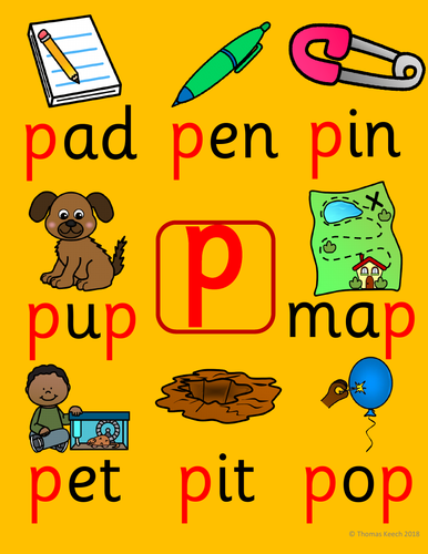Phonics Worksheets, Lesson Plan, Flashcards - Jolly Phonics P Lesson ...