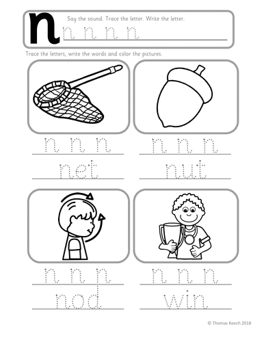 Phonics Worksheets, Lesson Plan, Flashcards - Jolly Phonics N Lesson ...