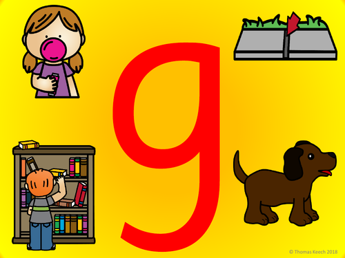 Phonics Worksheets, Lesson Plan, Flashcards - Jolly Phonics G Lesson ...