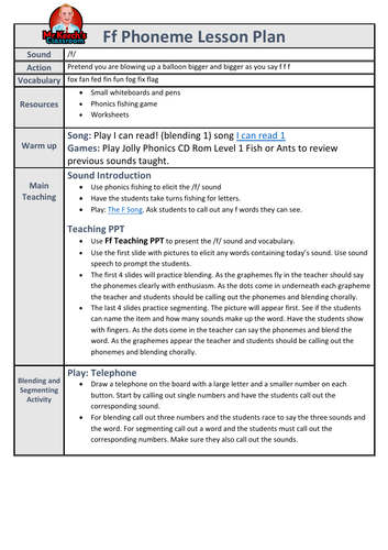 Phonics Worksheets, Lesson Plan, Flashcards - Jolly Phonics Letter F ...