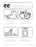 Phonics Worksheets, Lesson Plan, Flashcards - Jolly Phonics Letter ee ...