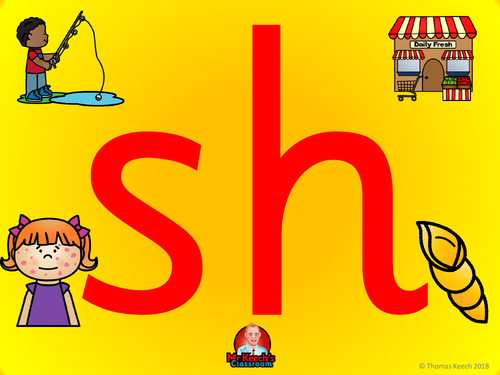 Phonics Worksheets, Lesson Plan, Flashcards - Jolly Phonics Letter sh ...