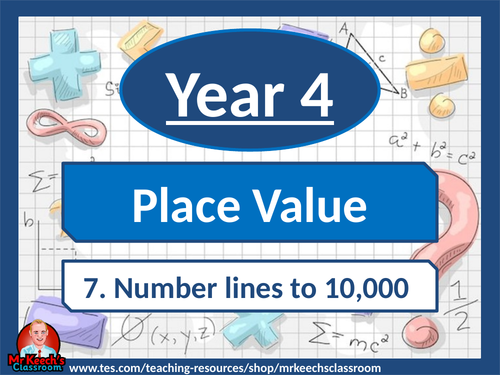 Year 4 - Place Value - Number Lines to 10,000 - White Rose Maths ...