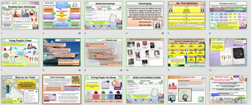 Breaking down Stereotyping | Teaching Resources