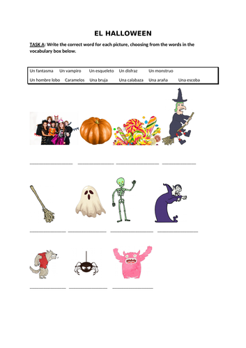Spanish Halloween Bundle | Teaching Resources