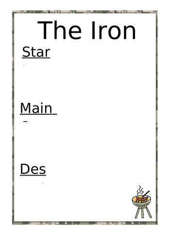 Year 5 and 6 Literacy unit plan based on The Iron Man | Teaching Resources