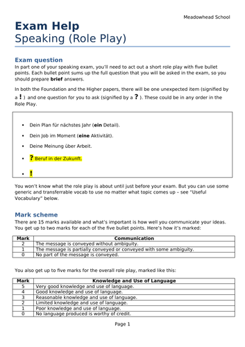 AQA GCSE German Exam Help Sheets - Bundle of 15! | Teaching Resources