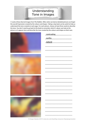 The Rabbits - Shaun Tan and John Marsden - Comprehensive resource set ...