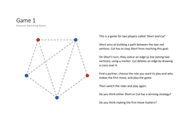 Graph Theory: Puzzles and Games | Teaching Resources