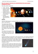 KS3 Space unit topic revision booklet | Teaching Resources