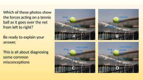Misconceptions about forces | Teaching Resources
