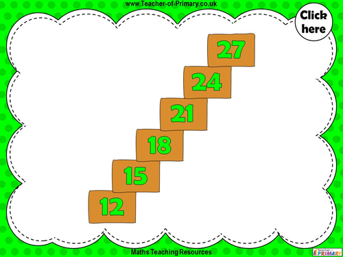 Counting in Steps of 3 - Year 2 | Teaching Resources