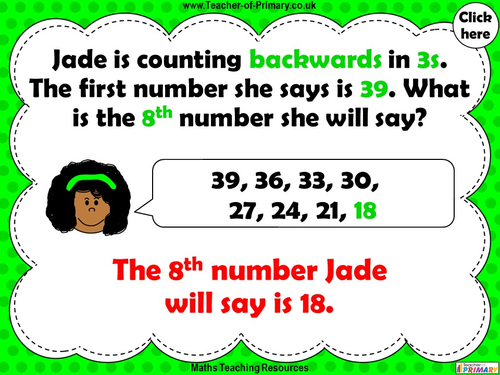 Counting in Steps of 3 - Year 2 | Teaching Resources