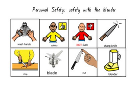 Kitchen Safety: Using the blender and a knife safely. Making Banana ...