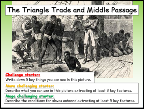 The Middle Passage | Teaching Resources