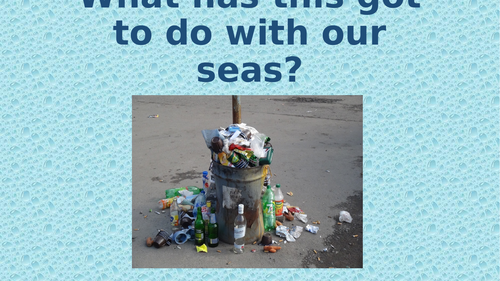 Art lessons with PowerPoint sea life topic with strong environmental ...