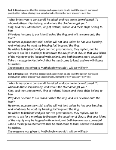 Welsh Legends ~ COMPLETE SET OF 12 LESSONS ~ 3 WEEKS OF LESSONS ...