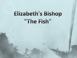 Elizabeth Bishop The Fish | Teaching Resources