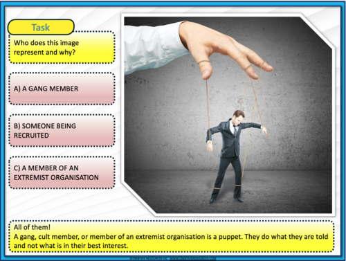 Radicalisation Process Extremism Prevent PSHE | Teaching Resources