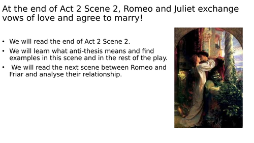 Love in Romeo and Juliet | Teaching Resources