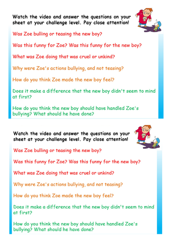 Bullying | Teaching Resources