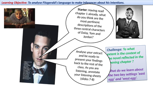 The Great Gatsby - 15 hours of lessons - A-Level | Teaching Resources