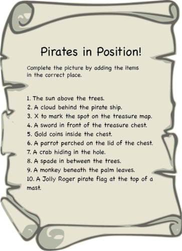 Pirates in Position! | Teaching Resources