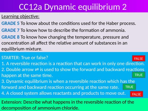 EDEXCEL GCSE Science 9-1 - Chemistry - CC12 & CC15 topic | Teaching Resources
