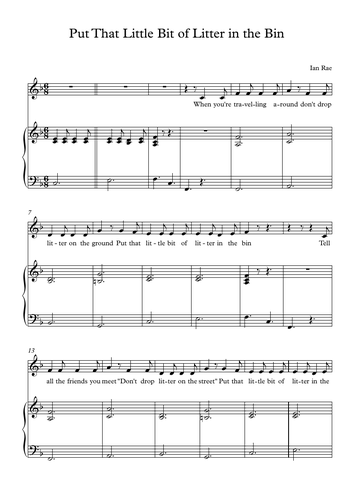 Put That Little Bit Of Litter In The Bin - Preschool Song, Video ...