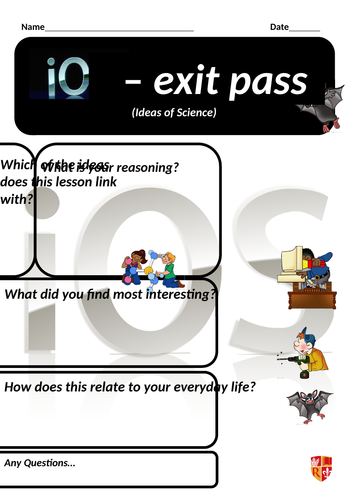 Exit Passes Teaching Resources