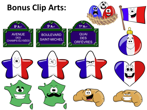 France- French Culture- Cliparts- for Personal or Commercial Use ...