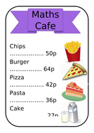 MATHS CAFE year 2 KS1 differentiated money activity finding total and ...