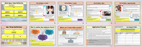 Post 16 Options + Careers | Teaching Resources
