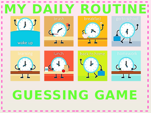 Daily routine and time. Bundle. | Teaching Resources