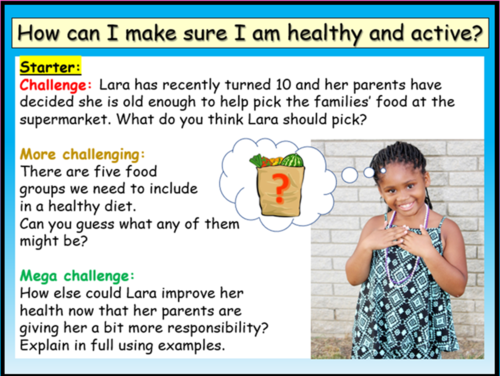 Being Healthy | Teaching Resources