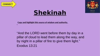 Shekinah - Judaism the presence of God | Teaching Resources