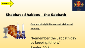 Shabbat, Sabbath, Jewish day of rest | Teaching Resources