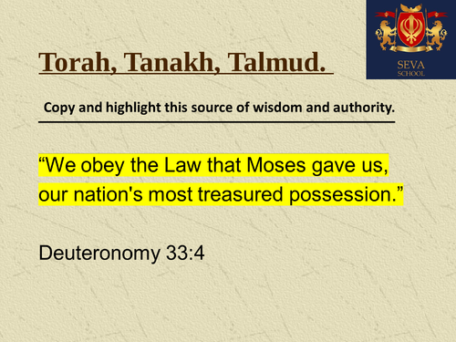 Torah, Tanakh, Talmud, Hebrew - Jewish holy books | Teaching Resources