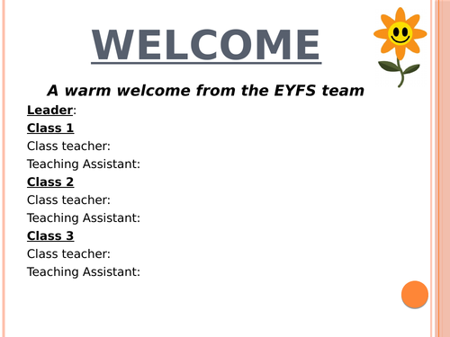 Welcome to Reception (EYFS) | Teaching Resources