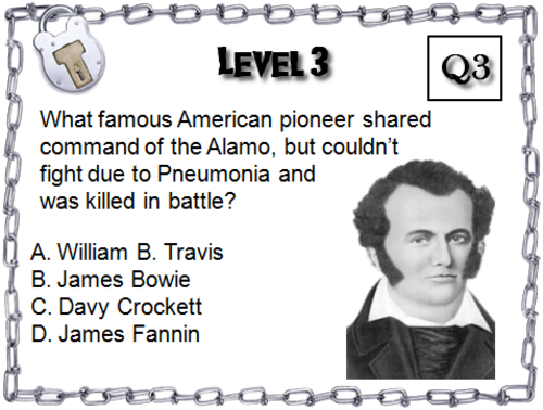 Battle of the Alamo Activity: Social Studies Escape Room (Texas ...