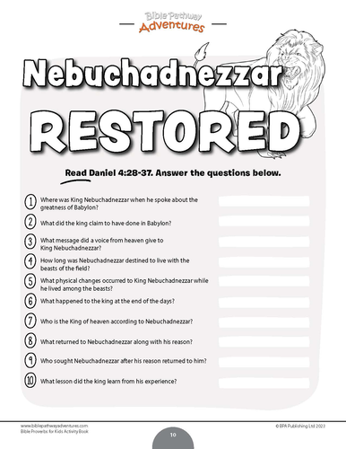 Bible Proverbs for Kids Activity Book | Teaching Resources