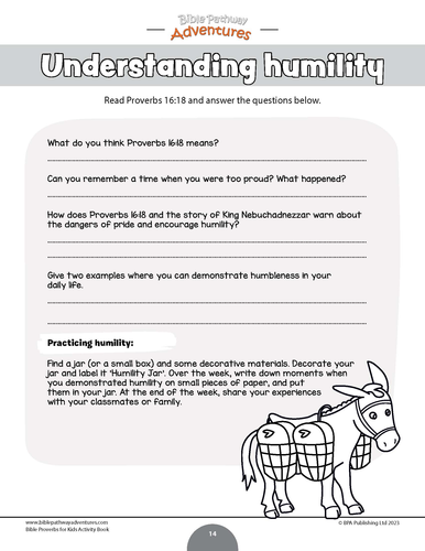 Bible Proverbs for Kids Activity Book | Teaching Resources