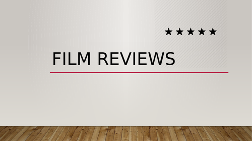 Film Review Unit (Yr 11 General English) | Teaching Resources