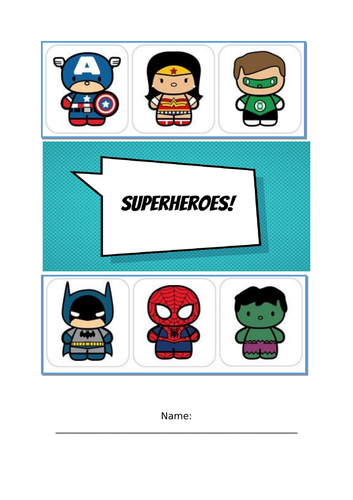 Middle School Unit of Work- Superhero Genre and Visual Literacy ...
