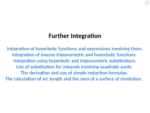 Further Pure Mathematics 3 PowerPoint Pack | Teaching Resources