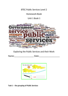 Public Services Level 2 Award Unit 1 Revision Booklets | Teaching Resources