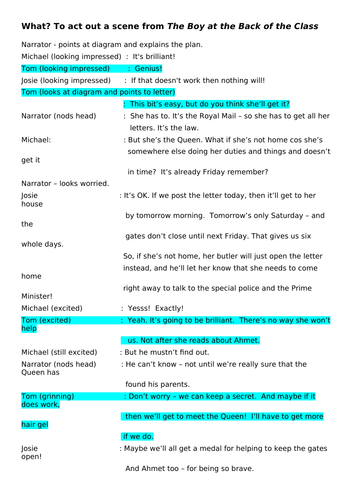 32 lessons - 'The Boy at the Back of the Class' by Onjali Rauf - Year 4 ...